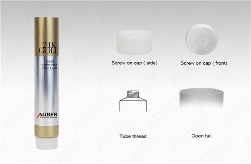 High Glossy Aluminum Laminated Tubes with Screw On Cap - Auber